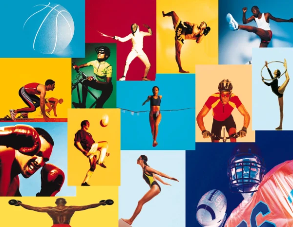 Test-tournament athletes of different types of sports