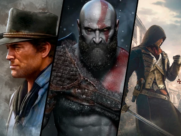 Test-tournament The best video game hero in various years