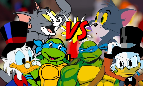 Test-tournament ORIGINAL vs REBOOT (ANIMATED SERIES)