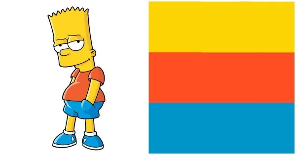Test Guess the Simpsons character by the color palette